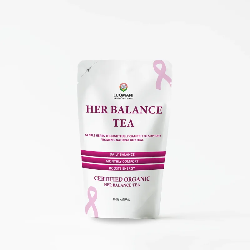 Her Balance Tea – Natural Herbal Wellness Tea for Women - Luqmani Herbs ...
